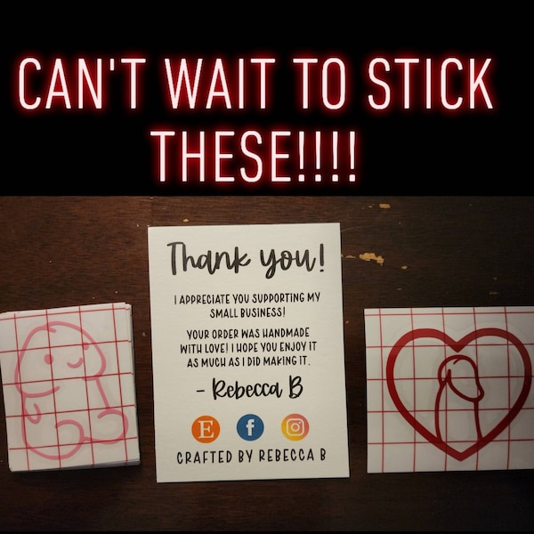 Discreet Wiener Decal, MULTIPACK, Tiny Penis, Prank Decal, Penis ...