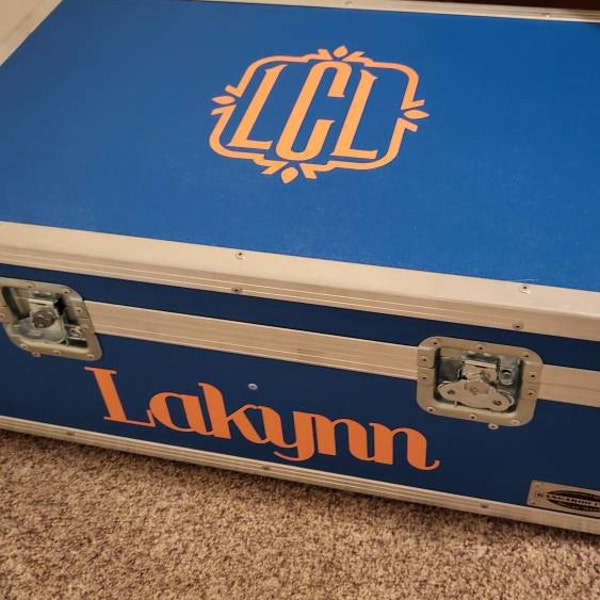 Camp Trunk Vinyl Decal Decor - Camp Trunk Sticker - Personalized Camp ...