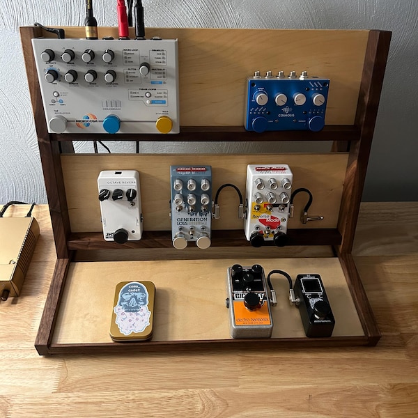Desktop Pedalboard / Angled Pedalboard / Guitar Pedals Display ...