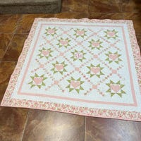 Easy Quilt Patterns PDF Oasis Quilt Pattern for Beginners Quilting ...