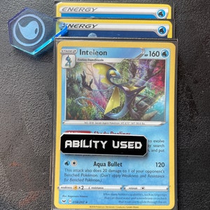 Energy Attached Marker Pokémon Trading Card Game TCG Transparent ...