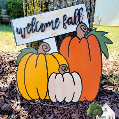 Template: Welcome Fall Pumpkins - Etsy