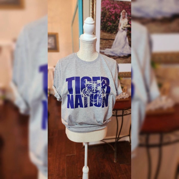 Tiger SVG, Tiger Nation PNG - Etsy