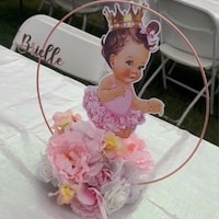 3 Rainbow Princess Centerpieces African American Birthday Table ...