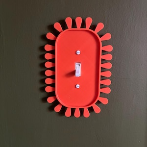 Vintage Oval-shaped Plug Outlet Plate Cover, Duplex Power Outlet ...