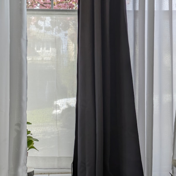 Cotton Muslin Blind, Flat Curtain, Egyptian Cotton, Max Length 120cm - Etsy