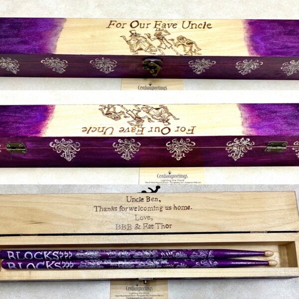 Drumstick Box Set – Drumstick Box - Drumstick Case – Customized ...