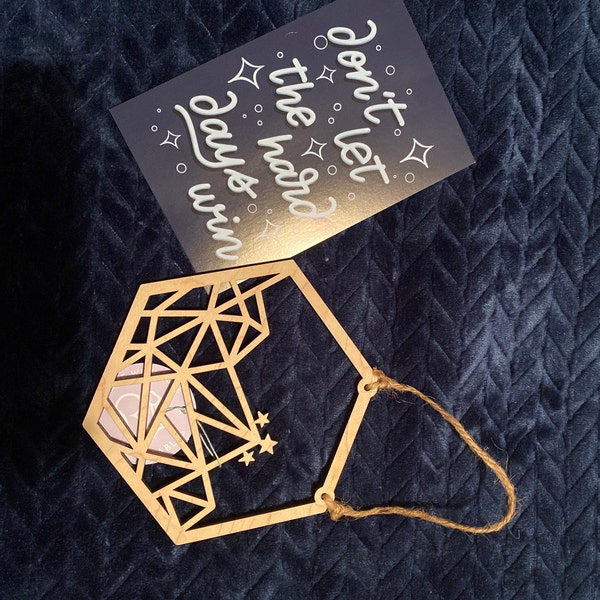 Geometric Velaris Wooden Wall Art, Velaris, Night Court, ACOTAR, ACOWAR ...