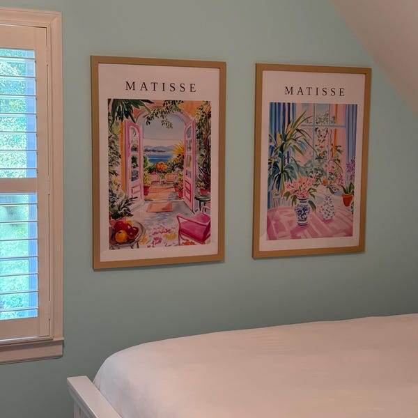 Henri Matisse Joyful Print – Abstract Room With Sea View Art – Colorful ...