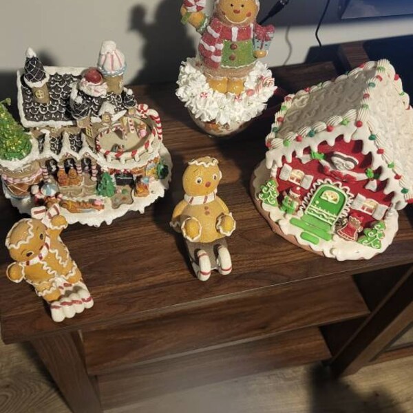 Gingerbread Boy, Gingerbread Girl, Gingerbread Decor, Tiered Tray Decor ...