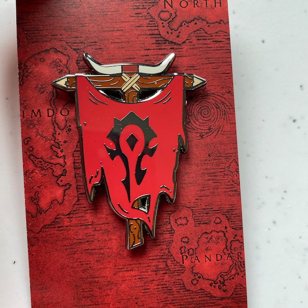 Horde Faction Battle Flag Wow Fanart Sticker - Etsy
