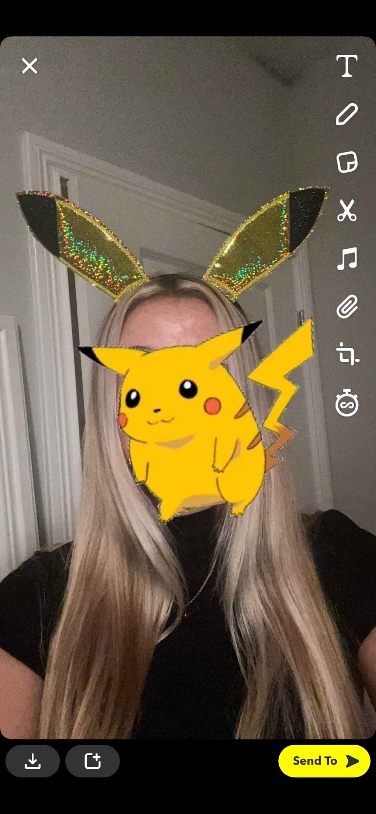 Pikachu Find Them All Game Pika Anime Inspired Glitter Bow | Etsy