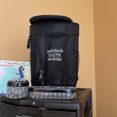 Insulated Golf Bag Cooler for Lunch on the Links Personalized Mini Golf ...