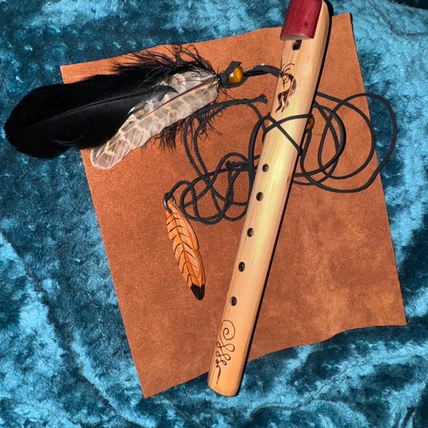 Handcrafted Native American Wind Flute. Recorder End Blown - Etsy