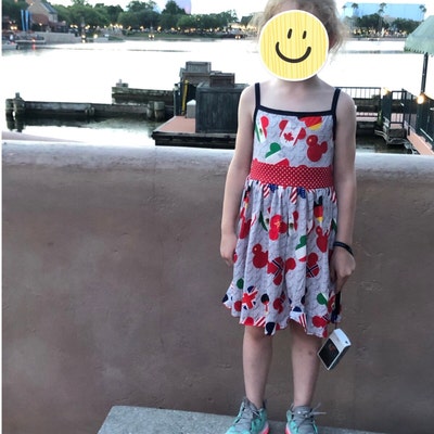 Disney Epcot Dress Mickey Mouse World Flags Girls Epcot Dress Disney ...