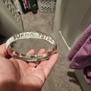Pure 999 Silver MEN Sikh/punjabi Kada/kara Silver Bracelet Kada Kara Cuff - Etsy