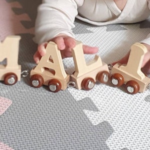 Wood Train, Signature, Letter Train New - Etsy