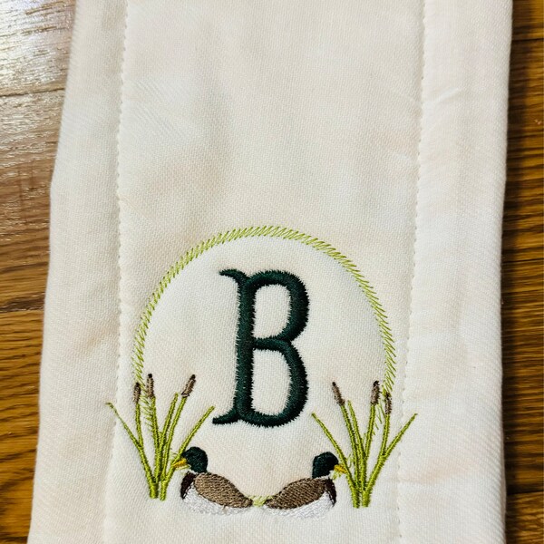 Mallard Duck Cat Tails Reeds Frame, Machine Embroidery Design, 3 Sizes ...