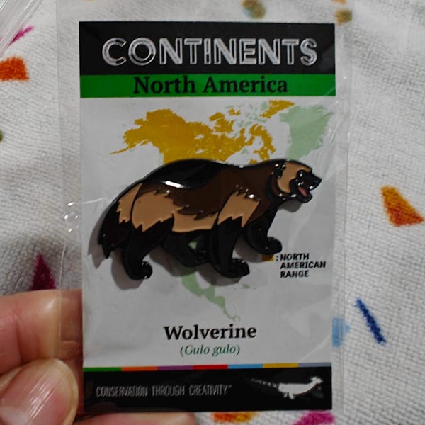 Maned Wolf Pin (PN X Endangered Wolf Center) - Etsy