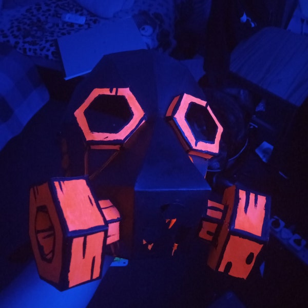 Gas Mask | DIY Paper Mask, Printable Template, Papercraft, 3D Mask ...