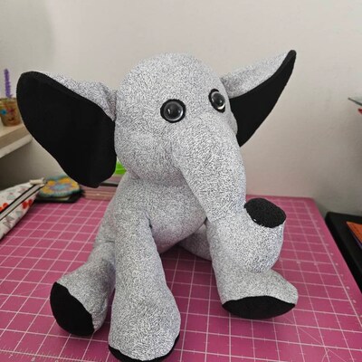 Huggable Elephant Pattern PDF Instant Download - Etsy
