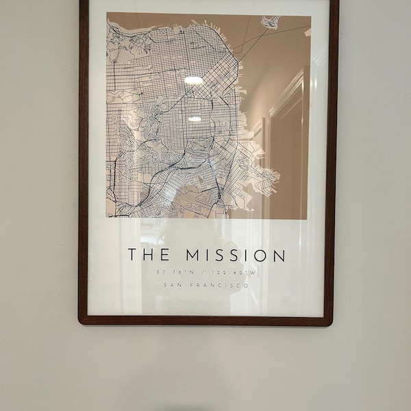 Personalized Map Art, Multiple Sizes, Map Prints, Custom Map Art, Your Choice, Anniversary ...