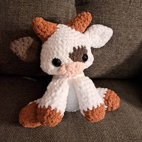 Amigurumi Cow Pattern, Plush Pattern, Stuffed Cow Toy, Cow, Crochet Cow ...