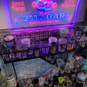 Personalized Your Name Custom Home Bar Neon Signs Beer | Etsy