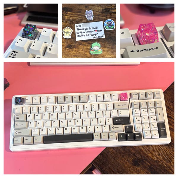 Glitter Keycaps | OEM Cherry MX Switches | Mechanical Keyboard Key Cap ...