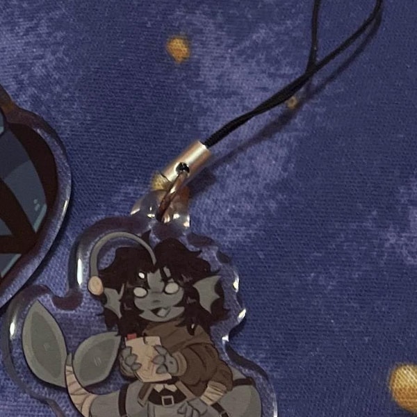 Sebastian Solace - Acrylic Keychain - Single Side Epoxy Phone Charm ...