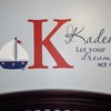 Let Your Dreams Set Sail Nautical Nursery Wall Decal Child - Etsy Canada