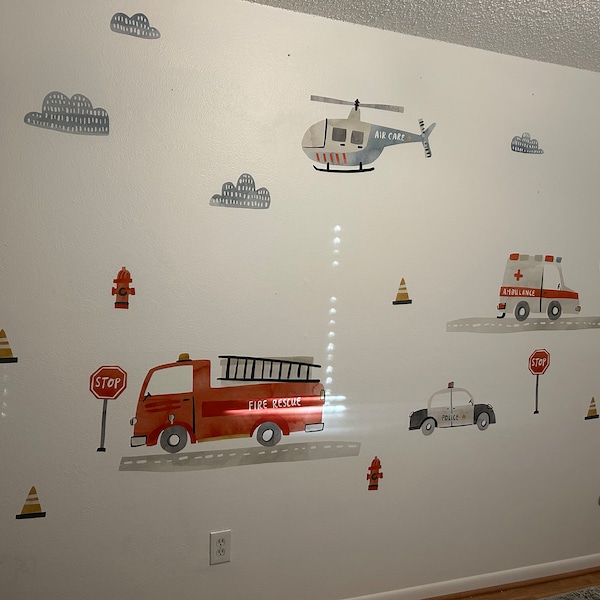 Emergency Kit - Large - Fabric Wall Decal - Away We Go - Mej Mej - Etsy