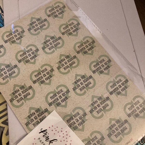 Please Reuse Repurpose or Recycle This Mailer Box, Recycle Heart ...