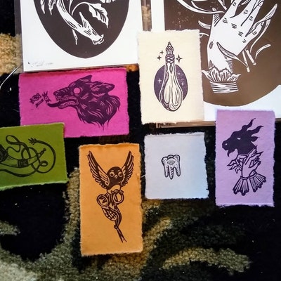 Hand Stamped OTGW Mini Prints - Etsy
