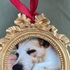 Miniature Round Plaster Frame in 6 Metallic Colours - Etsy