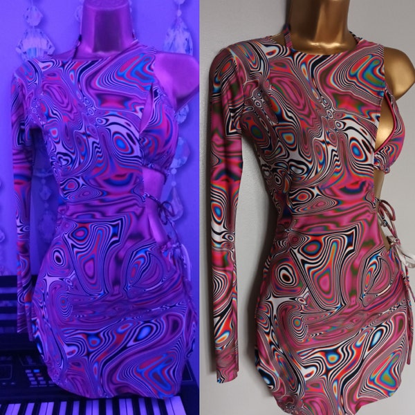 Women's Cutout Dress PDF Sewing Pattern | Side Waist Cut Out | A4 A0 US ...