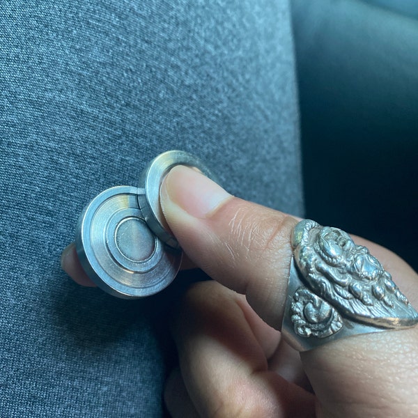 Worry Coin Fidget Haptic Coin Magnetic Stress Toy Gift for Friends - Etsy