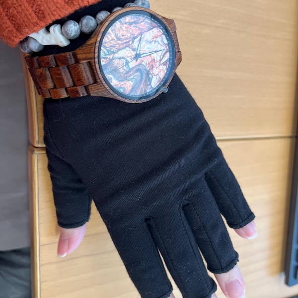 Classic Black Compression Gloves for Arthritis, Hand Pain, Hand Therapy ...