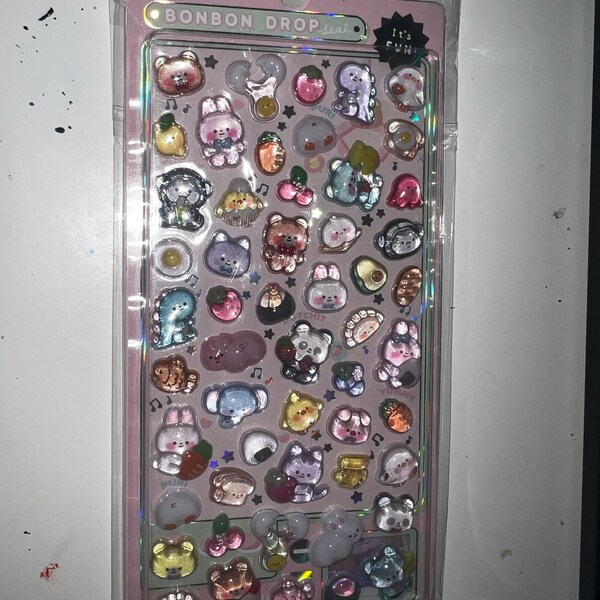 Bon Bon Drop Seal - 3D Stickers - Animals , Sea Animals , Sea Creatures ...