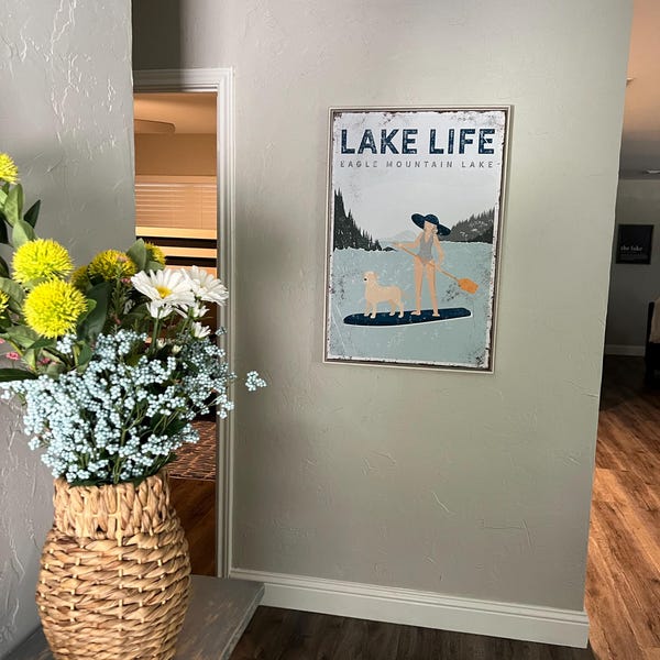 Custom LAKE LIFE Poster Lake of the Ozarks Coastal Decor, Self Care ...