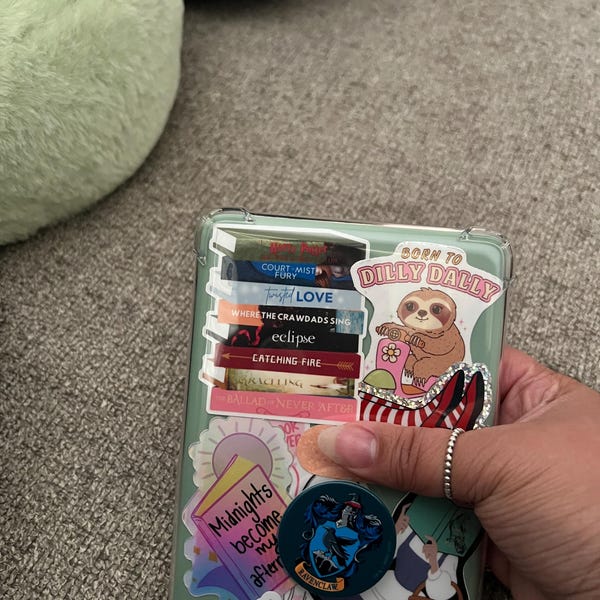 Custom Book Stack Sticker, Favorite Books, Book Stacks Sticker ...