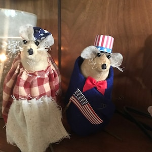 Primitive Patriotic Mice - Etsy