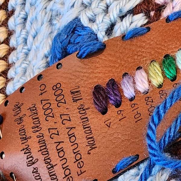 Temperature Blanket Color Palette Labels With Optional Month Tags ...