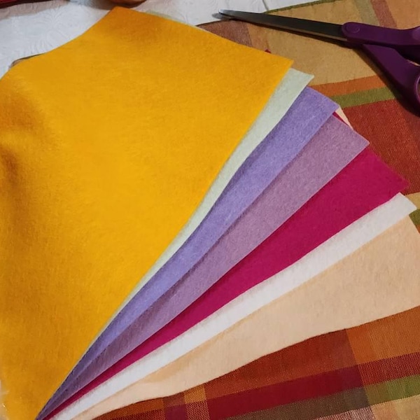 1 SHEET - Merino Wool Blend Felt - More Than 160 Colors to Choose From ...