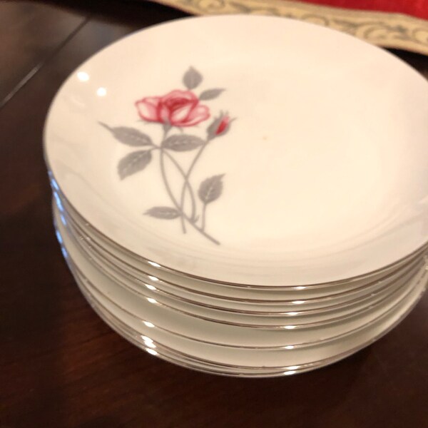 Gibson Everyday Palm Tree Design Plate, 8 1/4 Inch Salad, Tropical ...