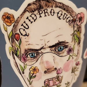 Quid Pro Quo, Clarice 2.5x3 Vinyl Sticker - Etsy