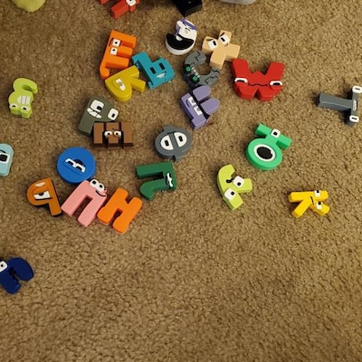 Russian Alphabet Figures Full Set 33 Letters - Etsy