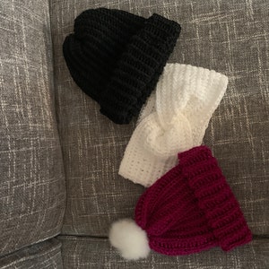 CROCHET PATTERN Buffalo Plaid Family Hat Set - Etsy
