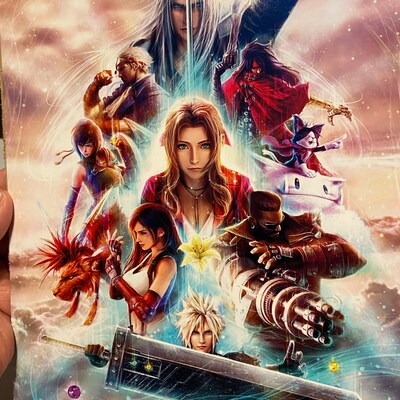 Final Fantasy VII Remake Limited Edition Fine Art Print FF7 Poster FF7 ...