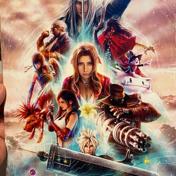 Final Fantasy VII Remake - Limited Edition Fine Art Print -FF7 Poster ...